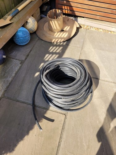 6 MM BLACK 3-CORE XLPE/SWA/PVC BASEC Steel Wire Armoured Cable | eBay UK