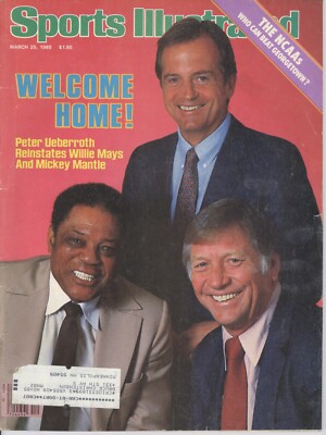 1985 Sports Illustrated: Mickey Mantle & Willie Mays Reinstated Peter ...