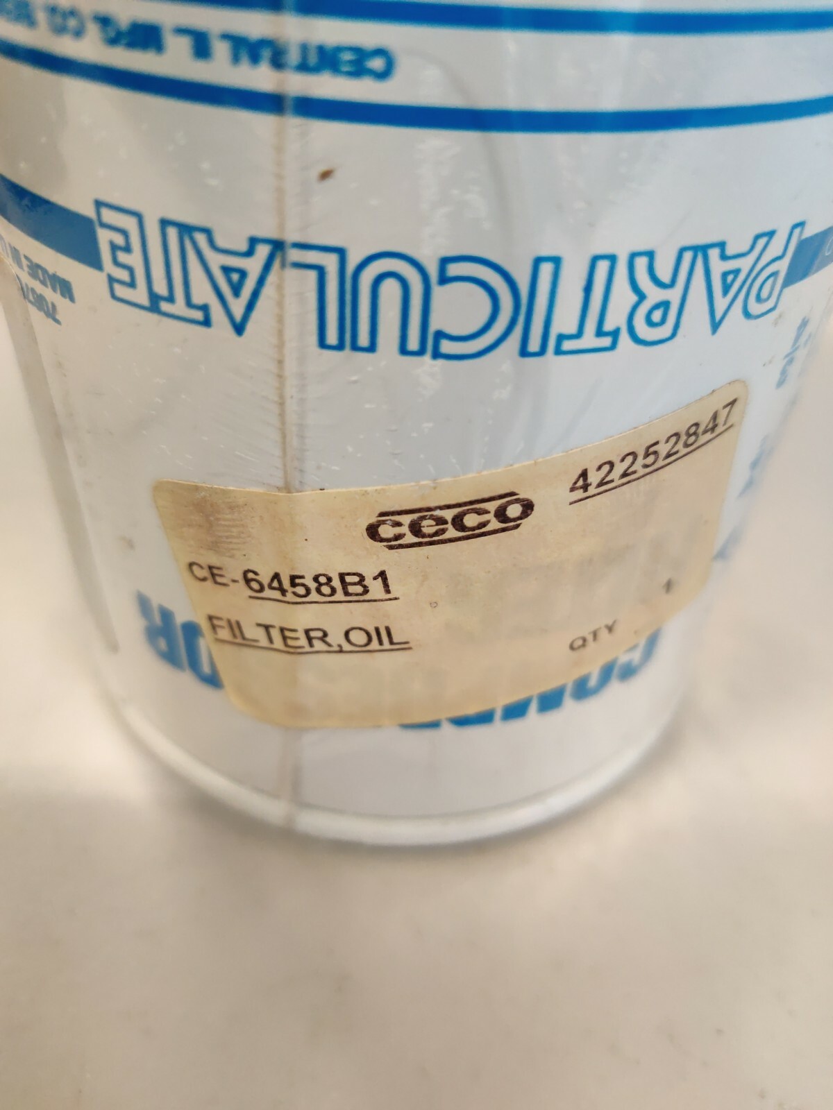 CECO CE-6458B1 Particulate Compressor Oil Filter ( 1 Each ) for sale ...