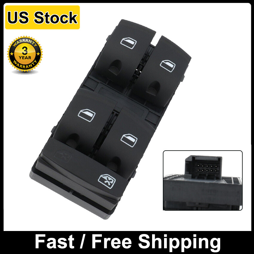 Front Left Power Door Window Switch 4FD959851A For Audi S3 A3 A6 ...