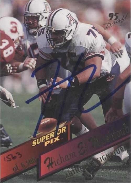 1995 Superior Pix - Hicham El-Mashtoub #76 Autographs /6500 (AU, RC ...