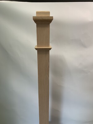 4075 / 4076 Red Oak Box Newel Post 3.5” X 3.5” X 48” | eBay
