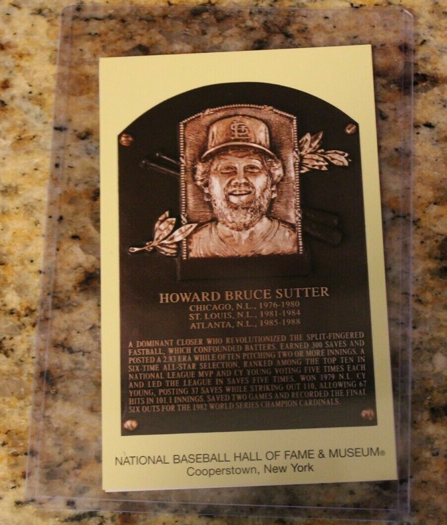 HOWARD SUTTER GEORGE SUTTLES COOPERSTOWN HALL OF FAME POSTCARD CARD | eBay