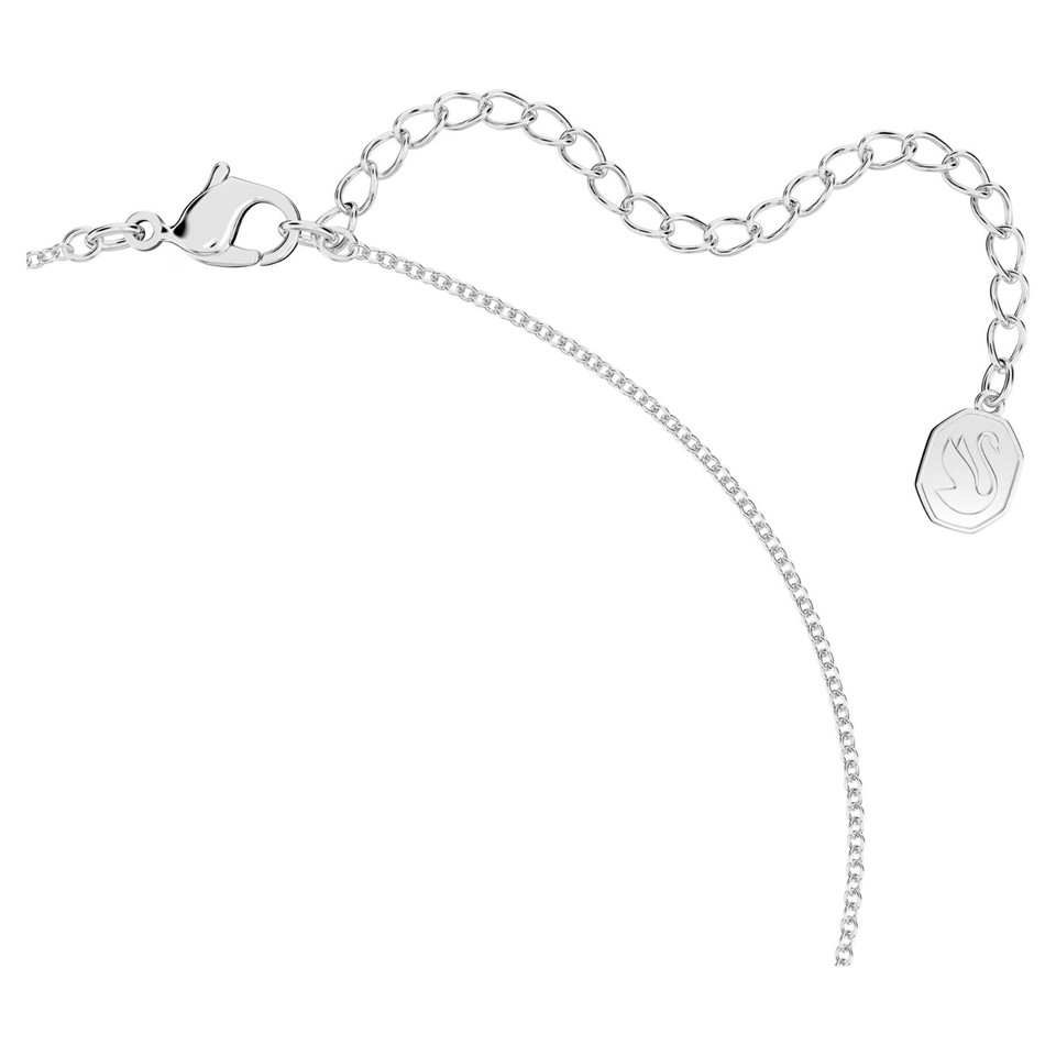 New Crystal Lilia Y Necklace, Butterfly, Blue, Rhodium Plated 5662179 ...