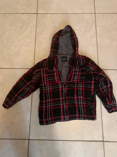 Boys Faded Glory Large Plaid Zip Up Jacket | eBay