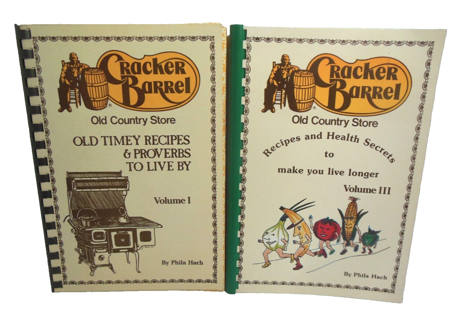 Cracker Barrel Old Country Store Cookbook LOT Old Timey Recipes ...
