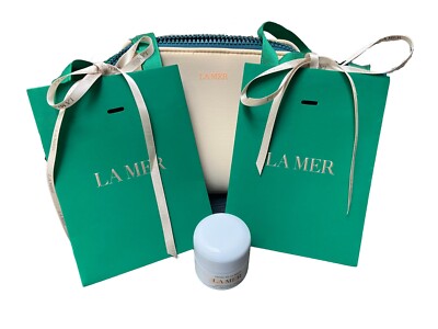 La Mer 2022 Makeup Cosmetic Bag Case, Gift Bags, & Empty Creme de la ...