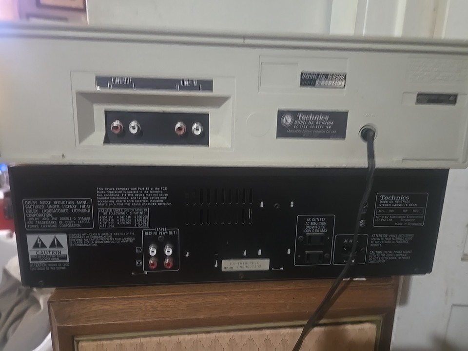 Technics RS-M240X dbx cassette tape player/recorder Tested Working ...