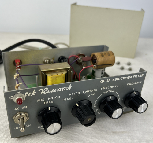 AUTEK RESEARCH QF-1A - SSB/CW/AM AUDIO & NOTCH FILTER w/ CABLES ...
