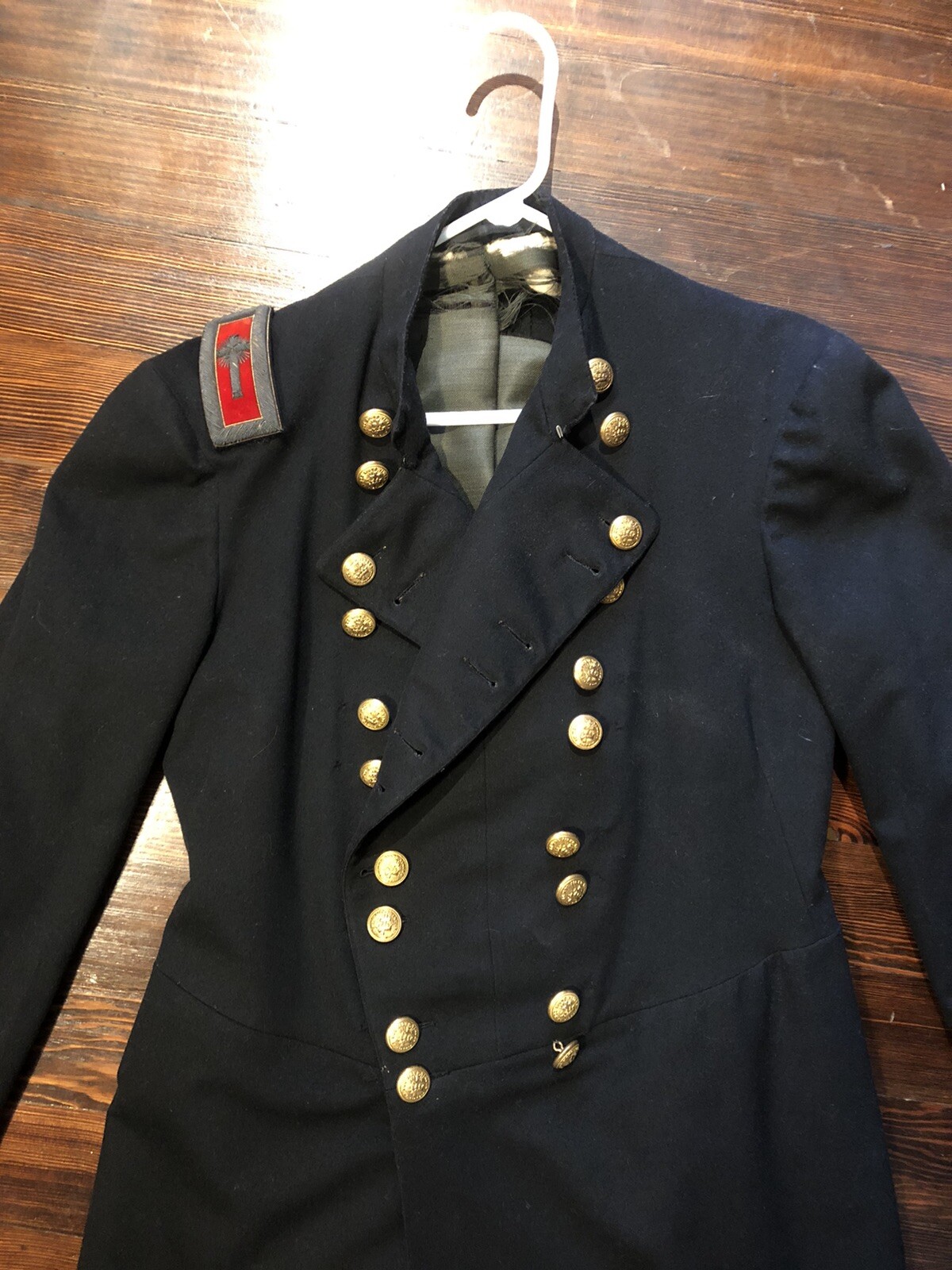 Vtg Masonic Knights Templar Free Mason Wool Tunic Coat 1909 Antique ...