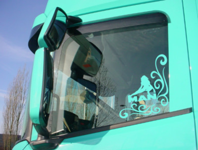 MAN truck window decals x 2. truck stickers, TGA TGS TGX | eBay UK
