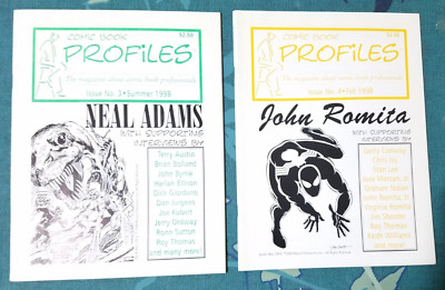 Neal ADAMS ~ John ROMITA~ Comic Book Profiles # 3, #4 ~ 1990's | eBay