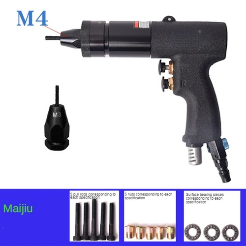 Industrial Class Semi-Automatic Ram Gun Pneumatic Pull Rivet Nut Tools ...