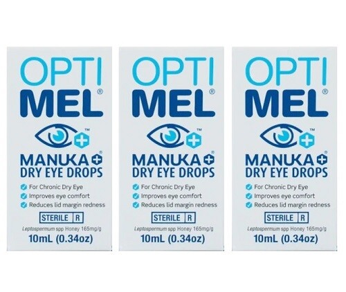 3 x Optimel Manuka Dry Eye Drops 10mL | eBay