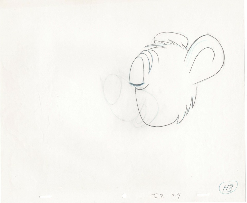 Droopy Tom and Jerry Bear production animation cel n Draw Filmation ...