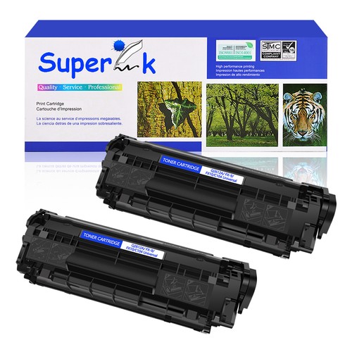 2PK Black FX9 FX10 C104 Toner Cartridge Compatible For Canon FaxPhone ...