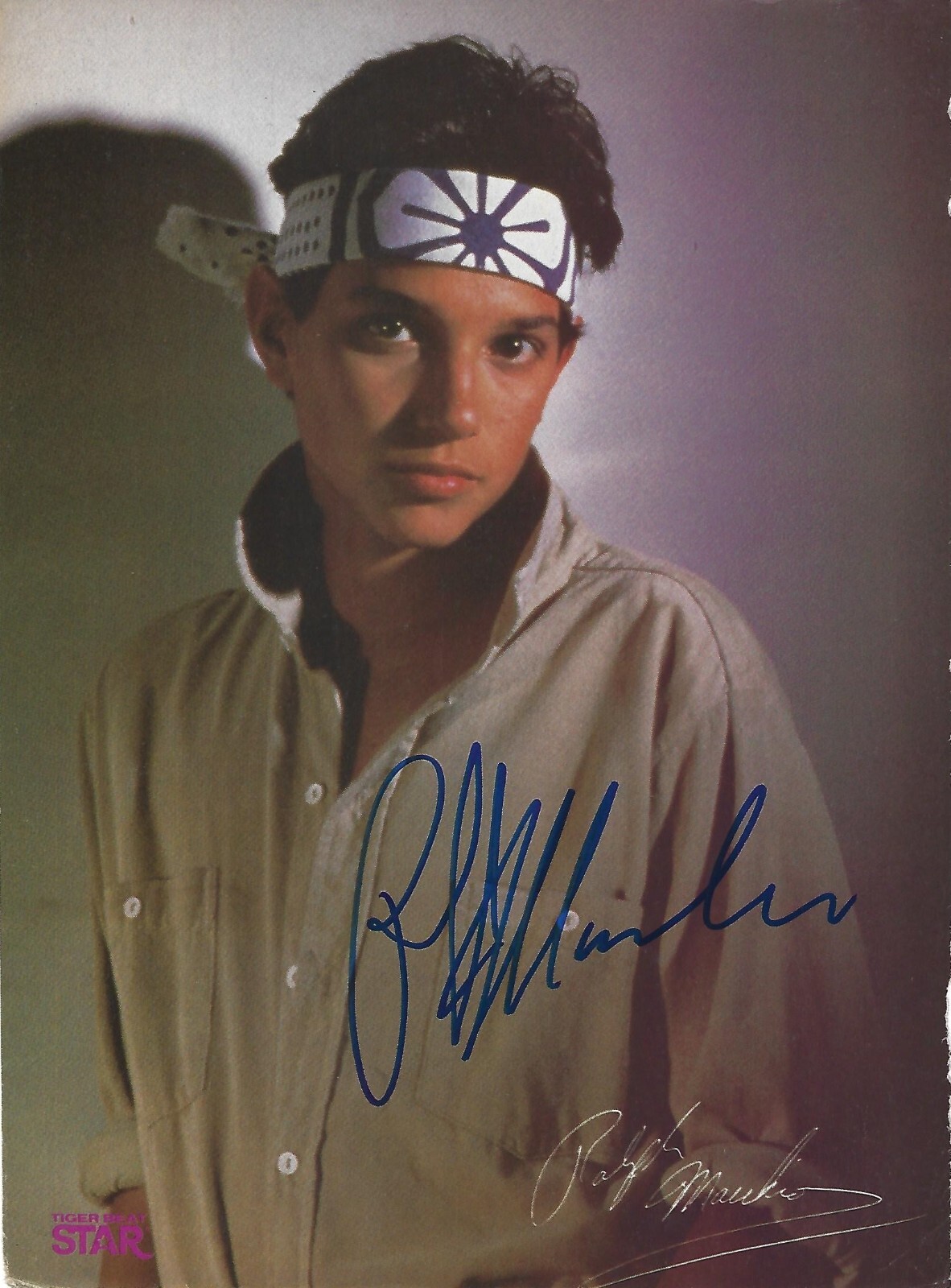 Wonderful RALPH MACCHIO Signed Magazine Page | eBay