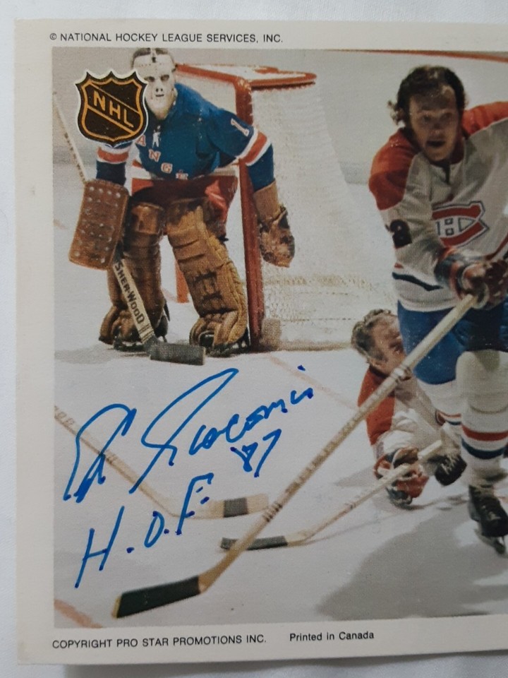 ☆DUAL-SIGNED《ED GIACOMIN & DALE ROLFE》☆ 1971-72 NHLPA Pro Star ...