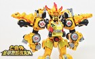 Dino Core Golden Ultimate D-Buster Tyranno Figure 7 in 1 Dinosaur Robot ...