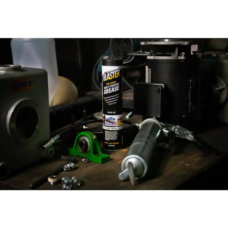 Blaster Multi-Purpose Grease Cartridge Pro-Grade 14 Oz. Lubricant Axle ...