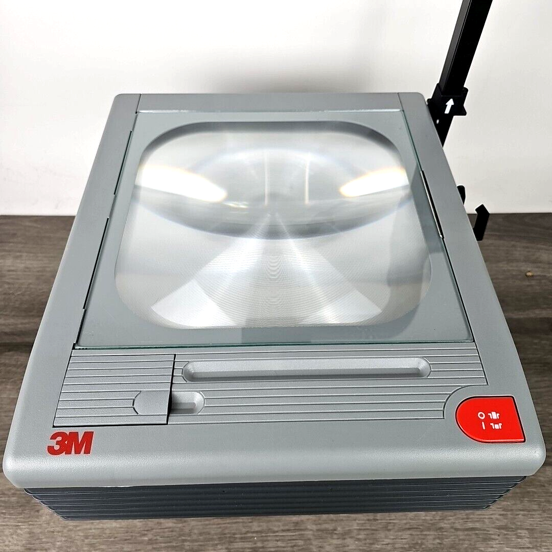 3M 9100 9000AJB Adjustable Folding Dual Bulb Overhead Projector for ...
