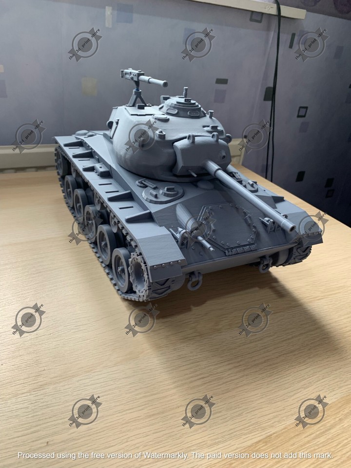 WW2/USA LIGHT TANK M24 CHAFFEE, 3D PRINTED, MANY SCALES AVAILABLE | eBay