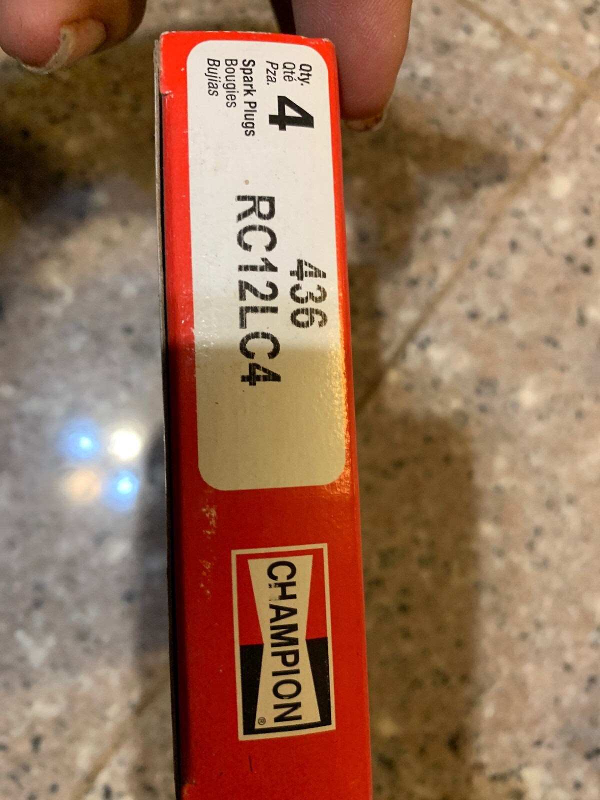 Lot Of 4 Champion 436 RC12LC4 Spark Plugs Copper Plus | eBay