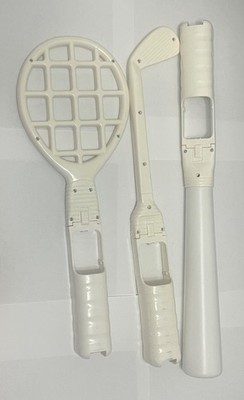 Nintendo Wii Sports Accessories Baseball Bat Tennis Racket Golf Club ...