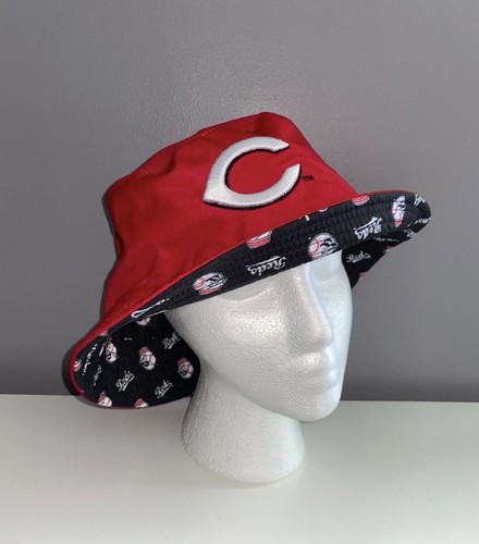 CINCINNATI REDS Floppy Bucket Hat Mr Redlegs Reversible | eBay