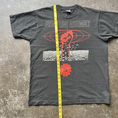 Vintage 90s Front Line Assembly Virus T Shirt Rare EDM EBM Promo Single ...