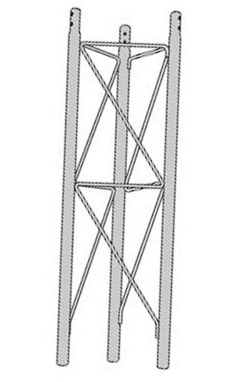Rohn 25G Basic 50' Tower with 5' SB25G5 Concrete Base | eBay