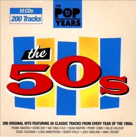 The Pop Years: The 50s [Box] by Various Artists (CD, Jul-2011, 10 Discs ...