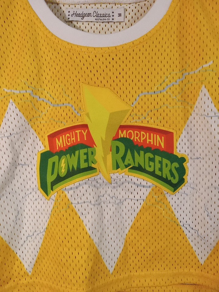 Power Rangers Mighty Morphin Headgear Classics Sewn Half Basketball ...