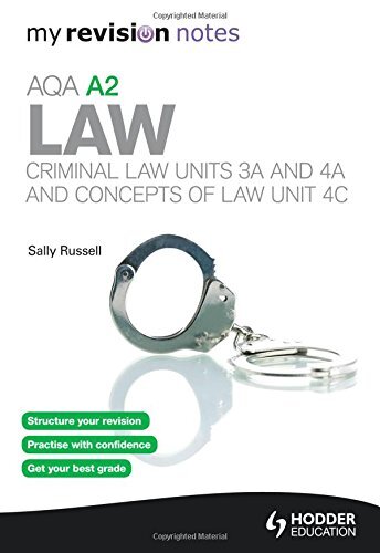 My Revision Notes: AQA A2 Law: Criminal Law Units 3A and 4A and | eBay ...