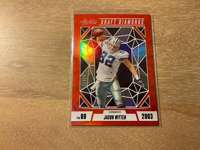 2024 Panini Absolute Football Jason Witten Draft Diamonds Orange 70/75 ...