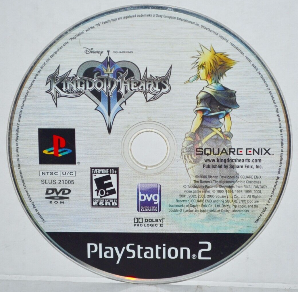 Kingdom Hearts II (Sony PlayStation 2, 2006) PS2 Video Game Black Label ...