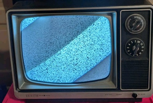 VTG ZENITH 11" Solid State CRT TV Retro Solid State TV-Operational ...