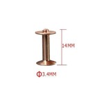 304 Burrs Setter Tool Fasteners Permanent +10Pcs Solid Copper Rivets ...