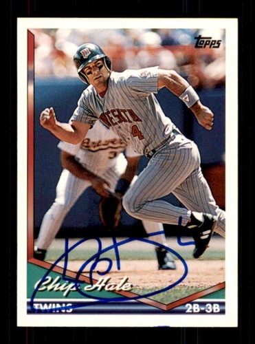 1994 Topps #583 Chip Hale AUTOGRAPHED!! Twins 240085 | eBay
