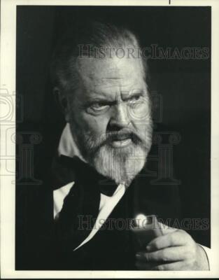 1985 Press Photo Actor Orson Welles - nox50911 | eBay