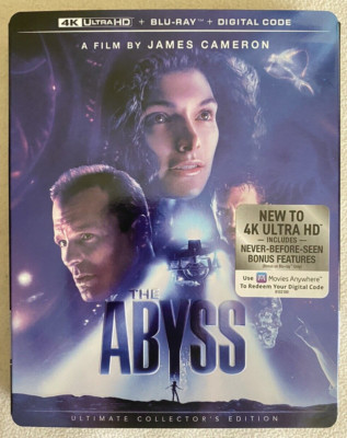 The Abyss 4K (4K UHD + Blu-ray + Digital Code + Slipcover) LOOSE DISC ...