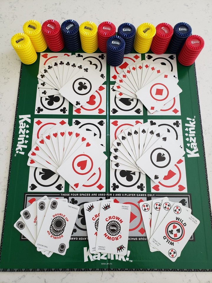 Kazink! Family Board Game STACK 'EM UP- THREE IN A ROW! Strategy Fun ...