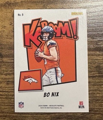 2024 Panini Absolute - Kaboom! Horizontal #9 Bo Nix (RC) | eBay