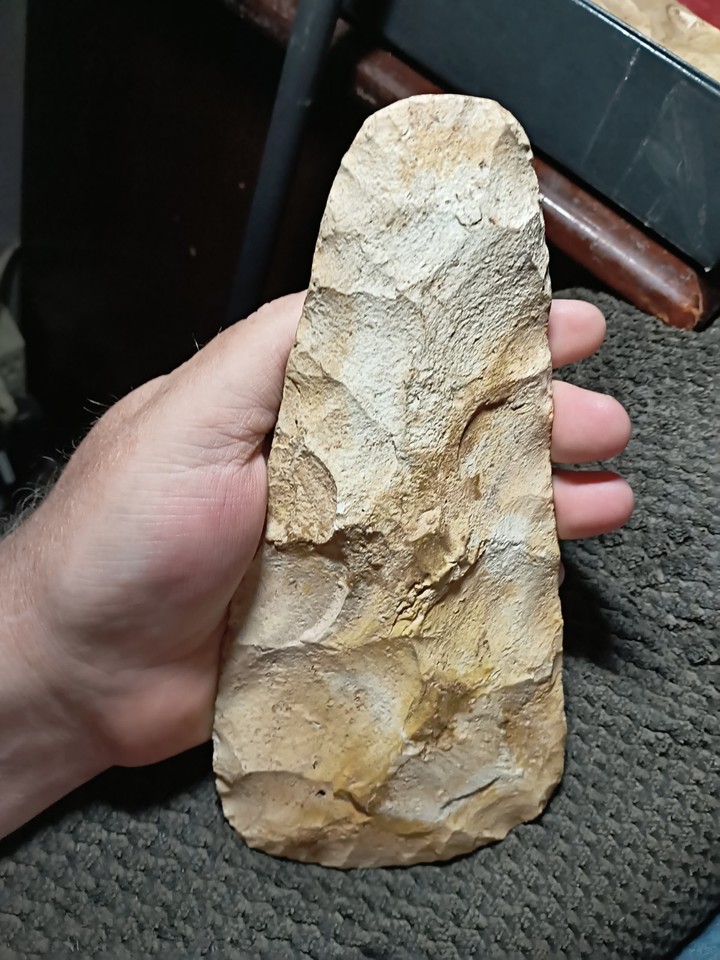 Authentic Illinois Flint Spade / Hoe Indian Arrowhead Artifact | eBay