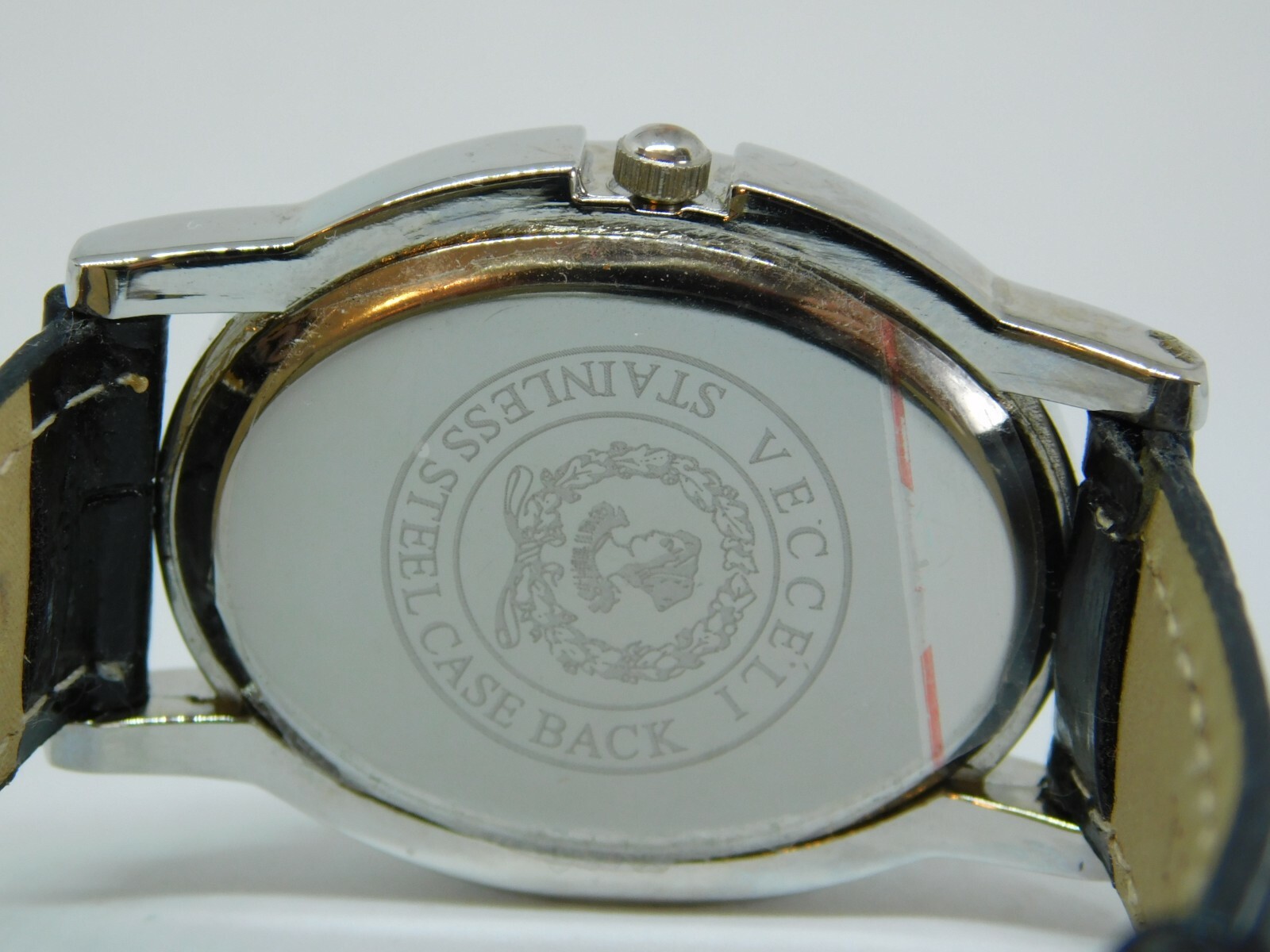 Vecceli Italy Genuine Leather Quartz Analog Women's Watch New Battery ...