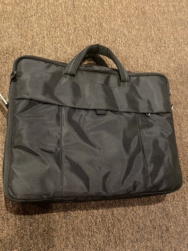 Dell Black Nylon Computer Laptop Messenger Bag - Gem