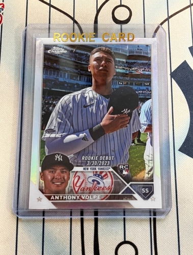 ANTHONY VOLPE RC ⚾ 2023 Topps Chrome REFRACTOR USC35 Rookie Debut ...