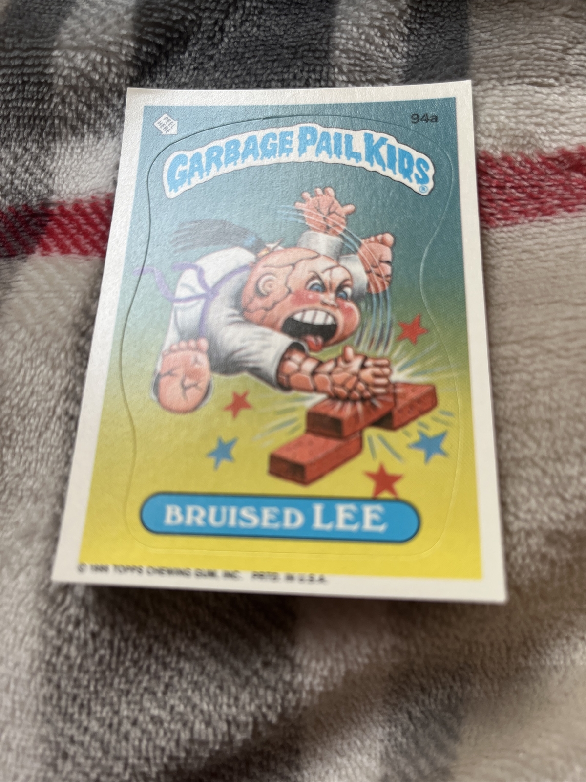 1986 Topps Garbage Pail Kids # 94a BRUISED LEE Series 3 GPK Mint Or ...