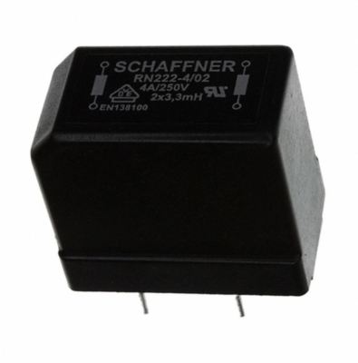 RN222-4/02, Schaffner, 1Khz 2 Line Common Mode Choke, 4A, Lot of 4 pcs ...