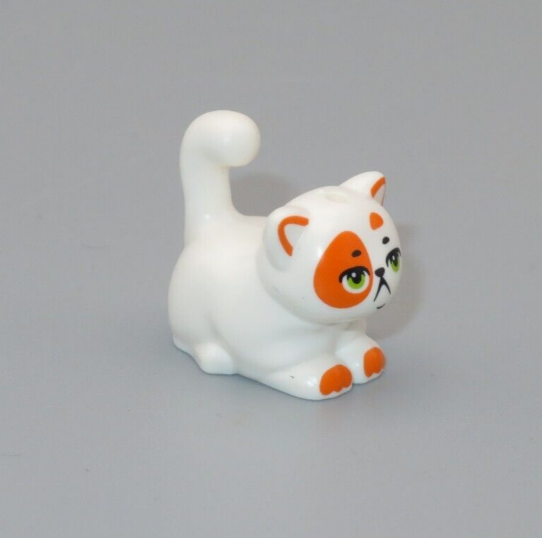 LEGO Cat Kitten orange white Churro land Animal minifigure | eBay